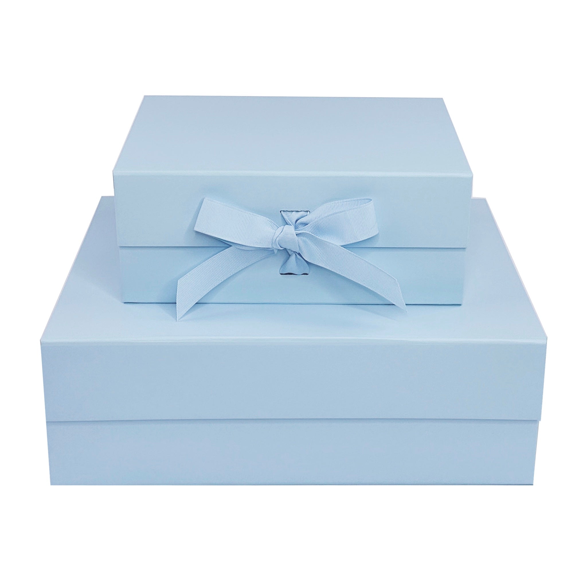 Luxury Powder Blue Magnetic Closure Gift Boxes – Gift Box Market