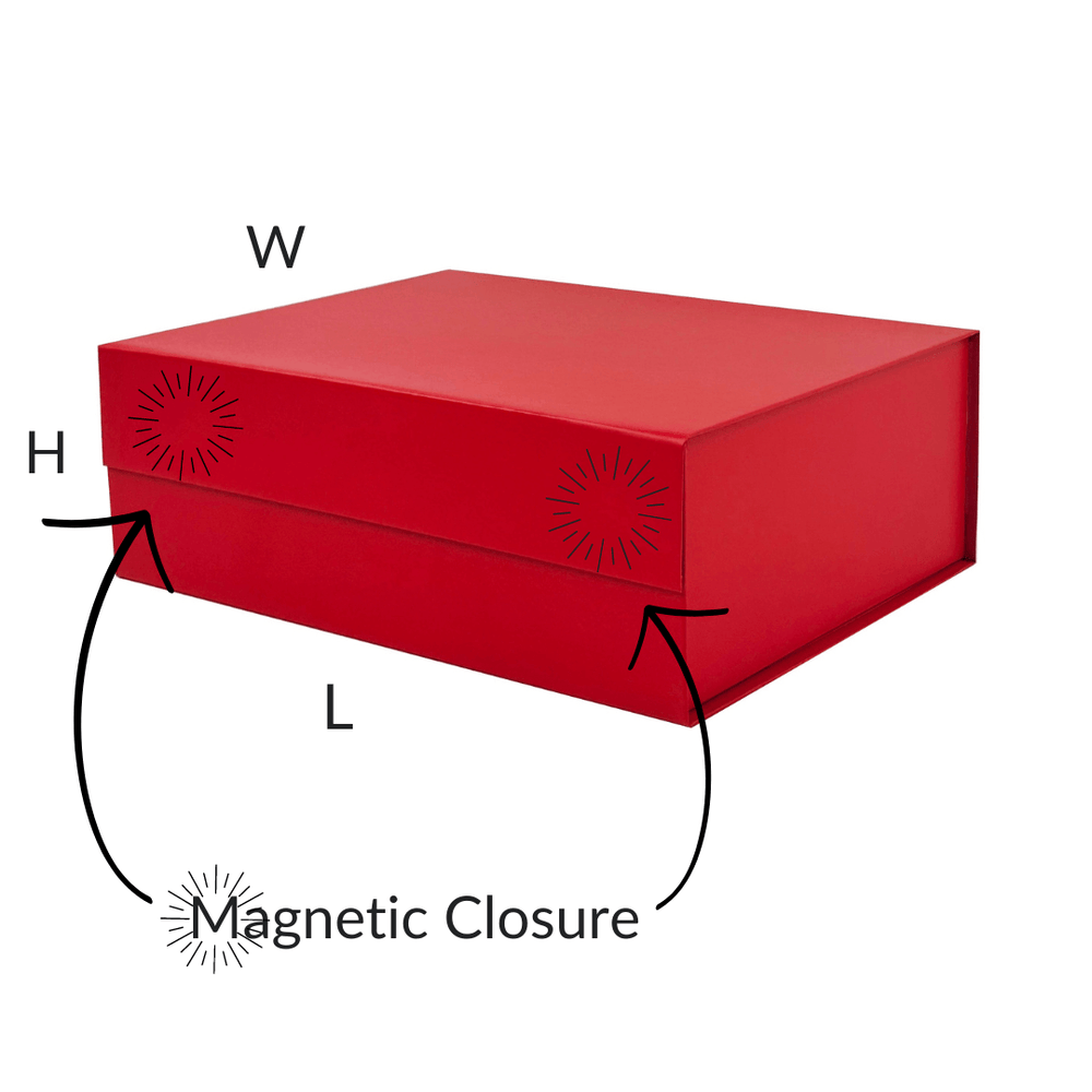 Red A4 Deep Magnetic Gift Boxes – Gift Box Market