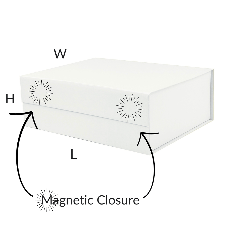 White A4 Deep Magnetic Gift Boxes – Gift Box Market