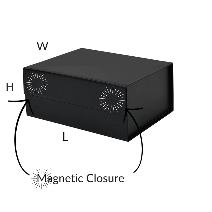 Black A5 Deep Magnetic Gift Boxes – Gift Box Market