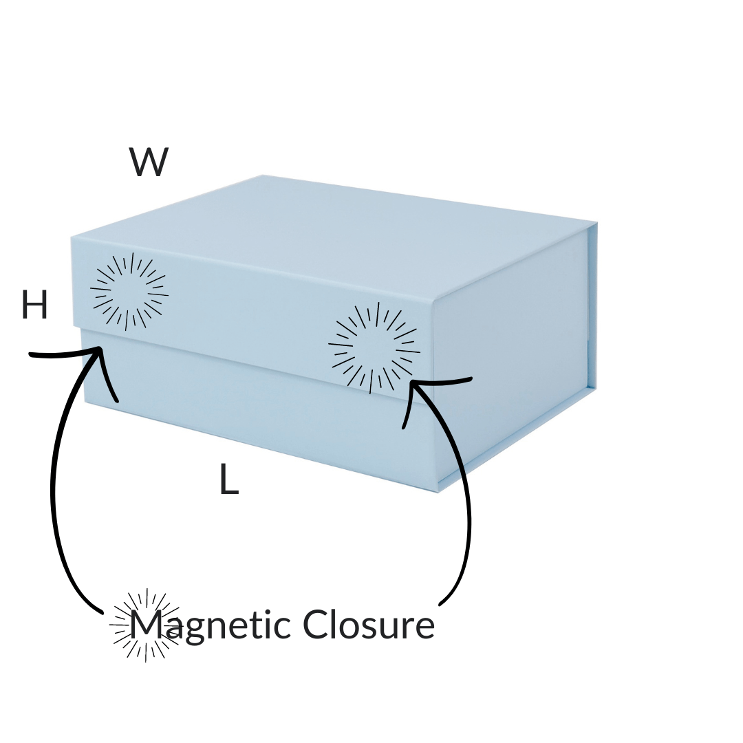 Powder Blue A5 Deep Magnetic Gift Boxes – Gift Box Market