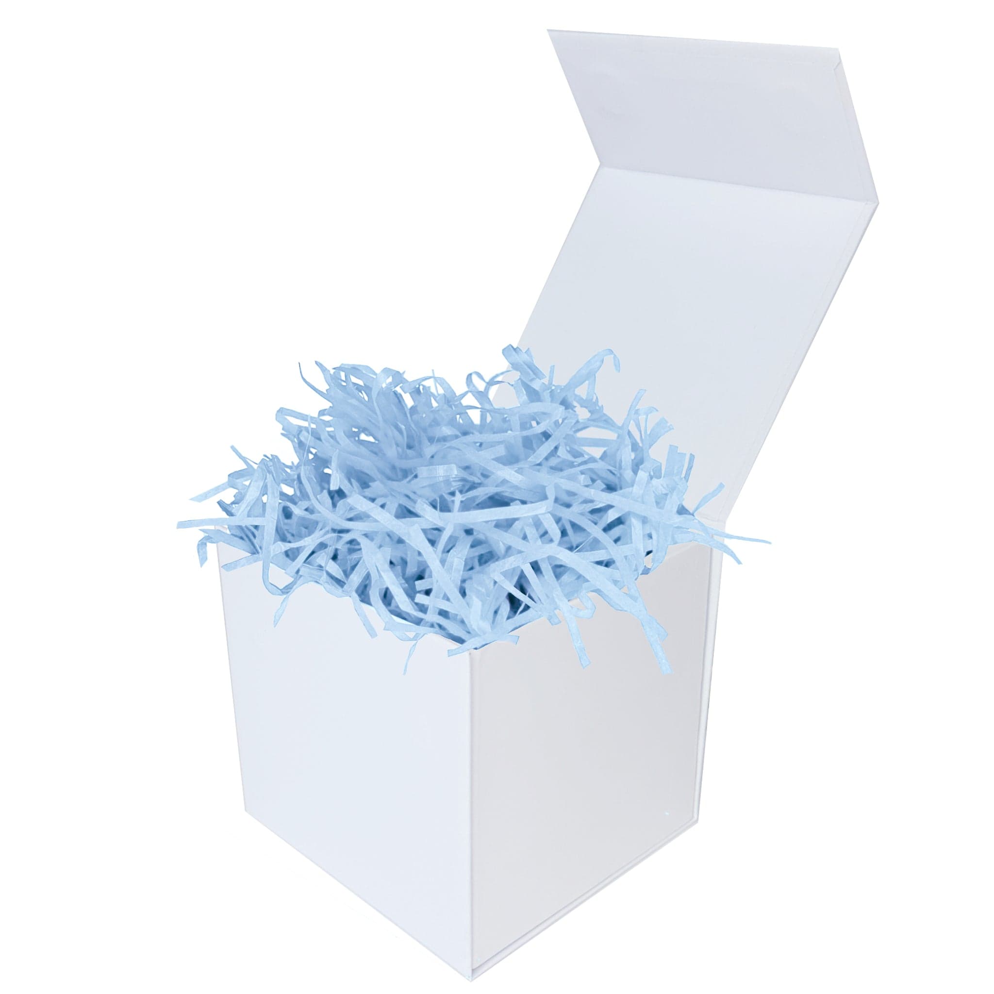 Light Blue Crinkle Shred Paper Filler – Gift Box Market