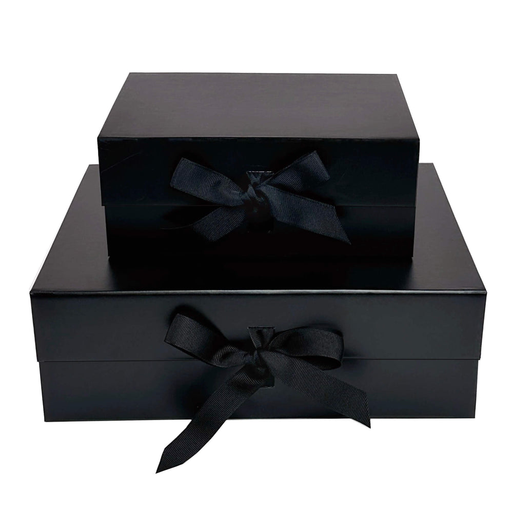 Black A4 Deep Gift Boxes - Changeable Ribbon – Gift Box Market