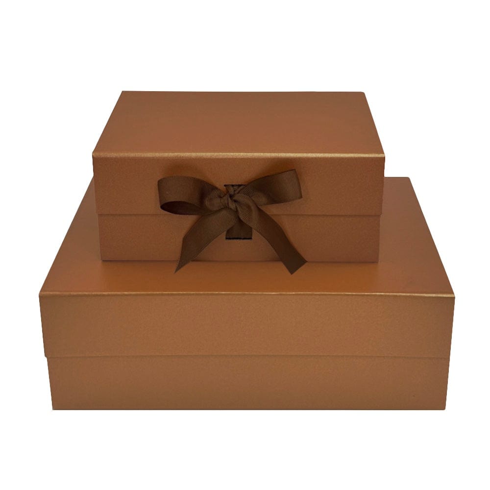 Copper A4 Deep Gift Boxes with Changeable Ribbon – Gift Box Market