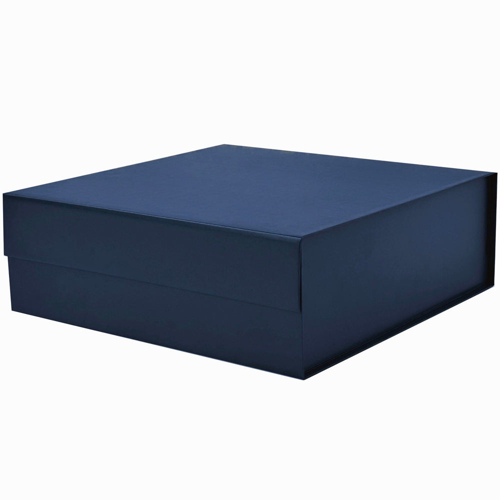 Sample - Large Square Navy Blue Magnetic Gift Box – Gift Box Market