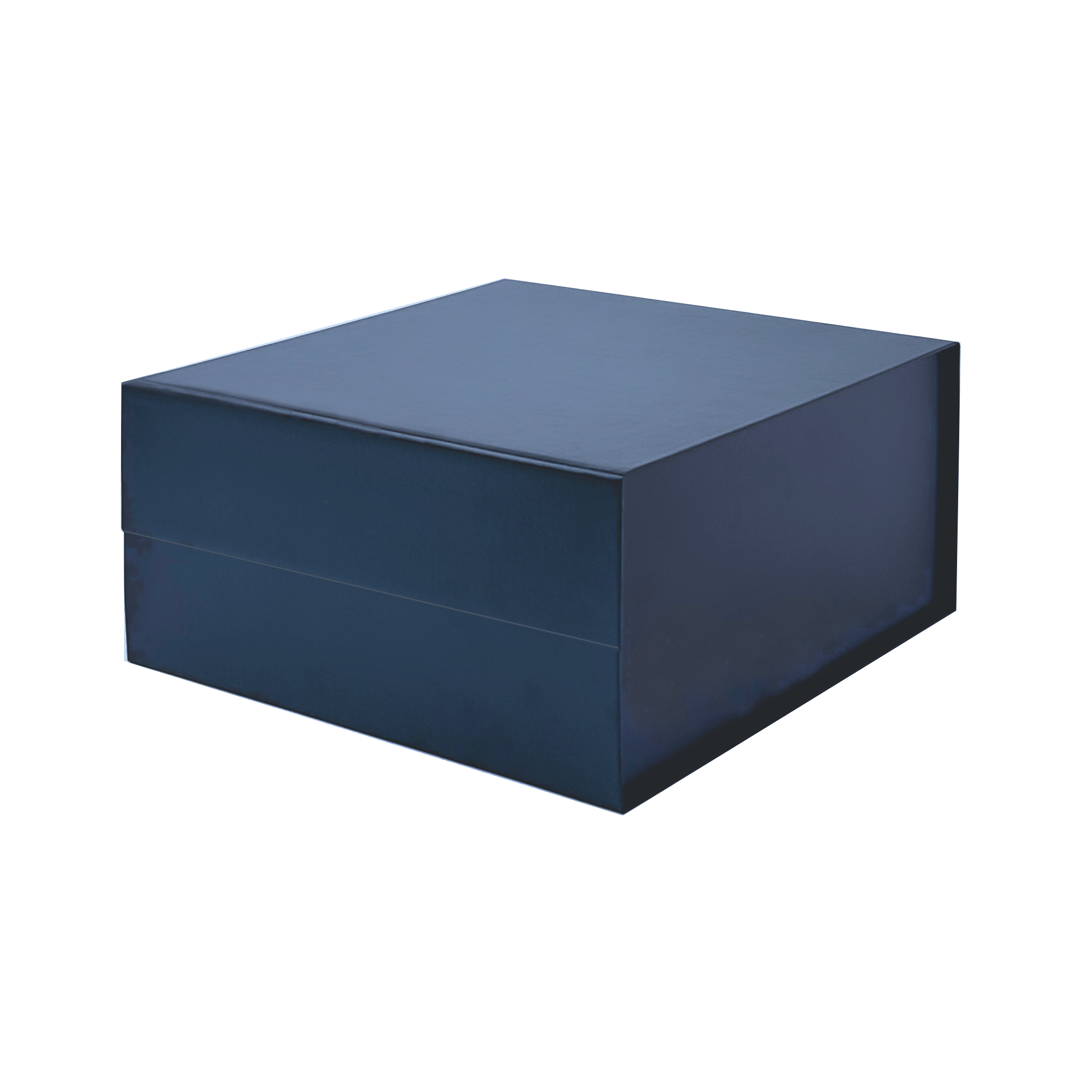 Medium Square Navy Blue Magnetic Closure Gift Boxes – Gift Box Market