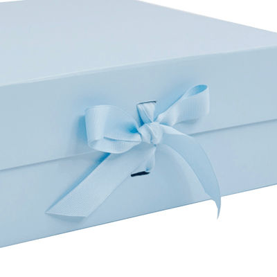 Powder Blue A5 Deep Gift Boxes - Changeable Ribbon – Gift Box Market