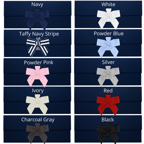 Navy Blue A5 Deep Gift Boxes - Changeable Ribbon – Gift Box Market