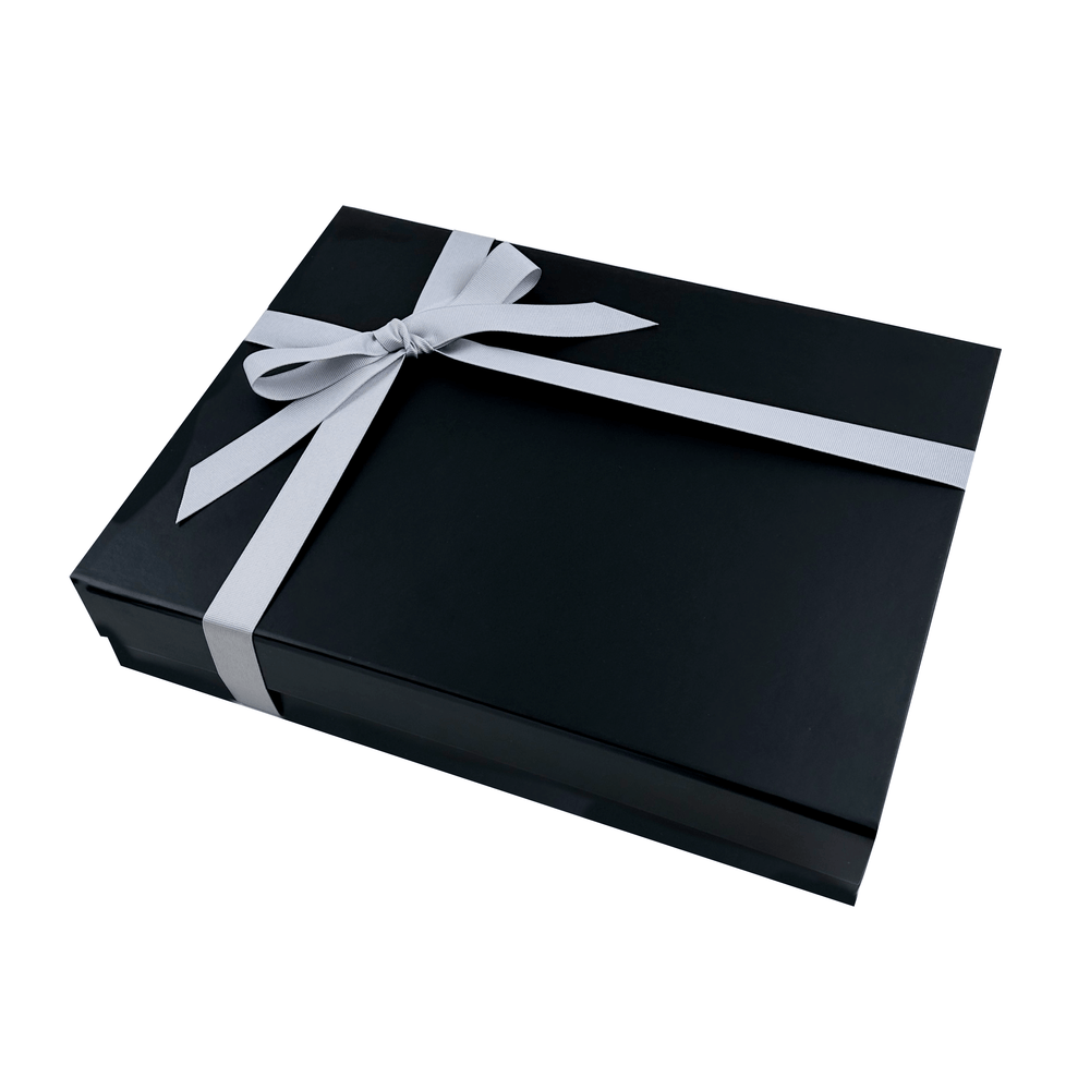 Sample -A4 Shallow Black Magnetic Gift Box – Gift Box Market