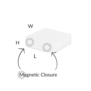 White Small Square Magnetic Gift Boxes – Gift Box Market