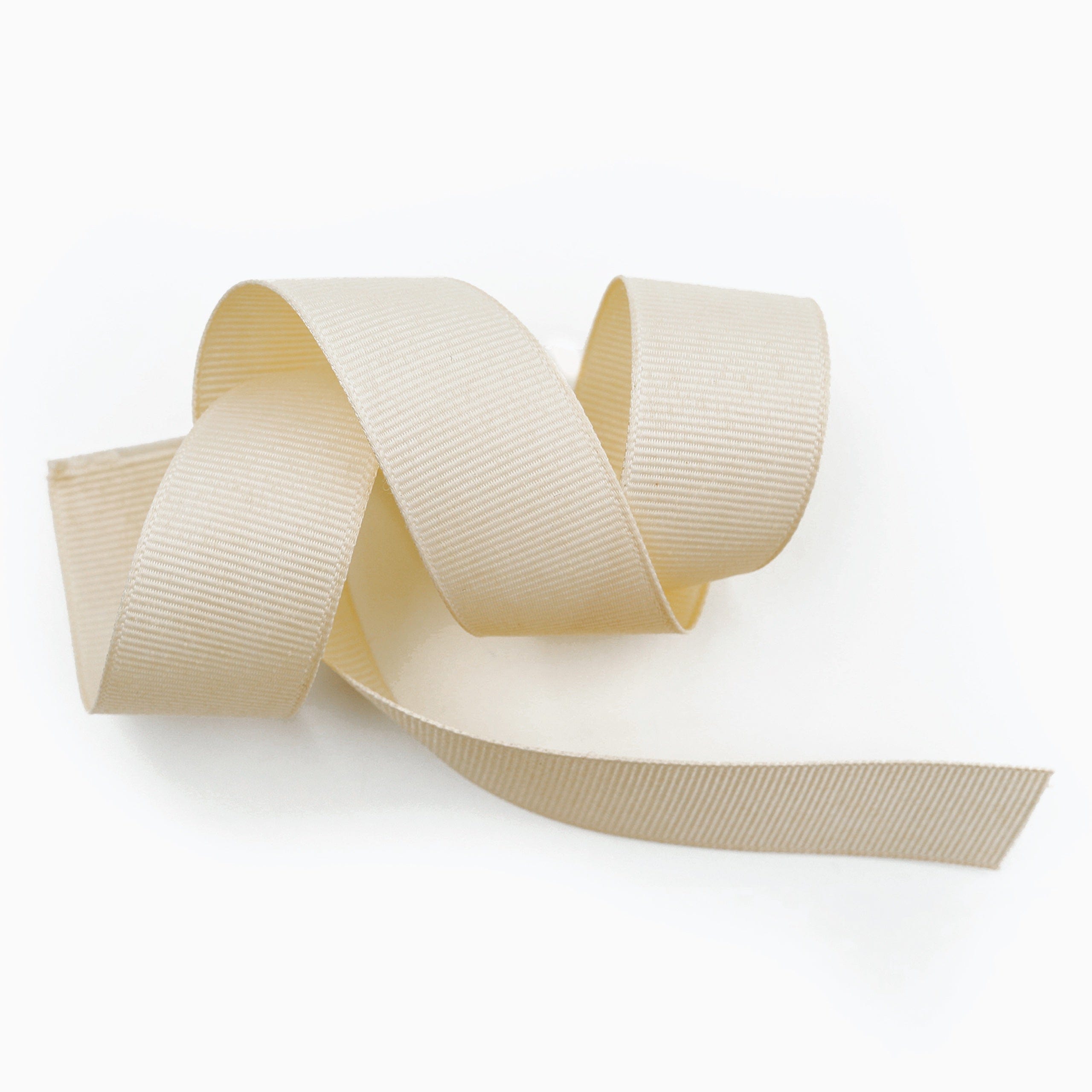 Ivory Grosgrain Ribbon – Gift Box Market