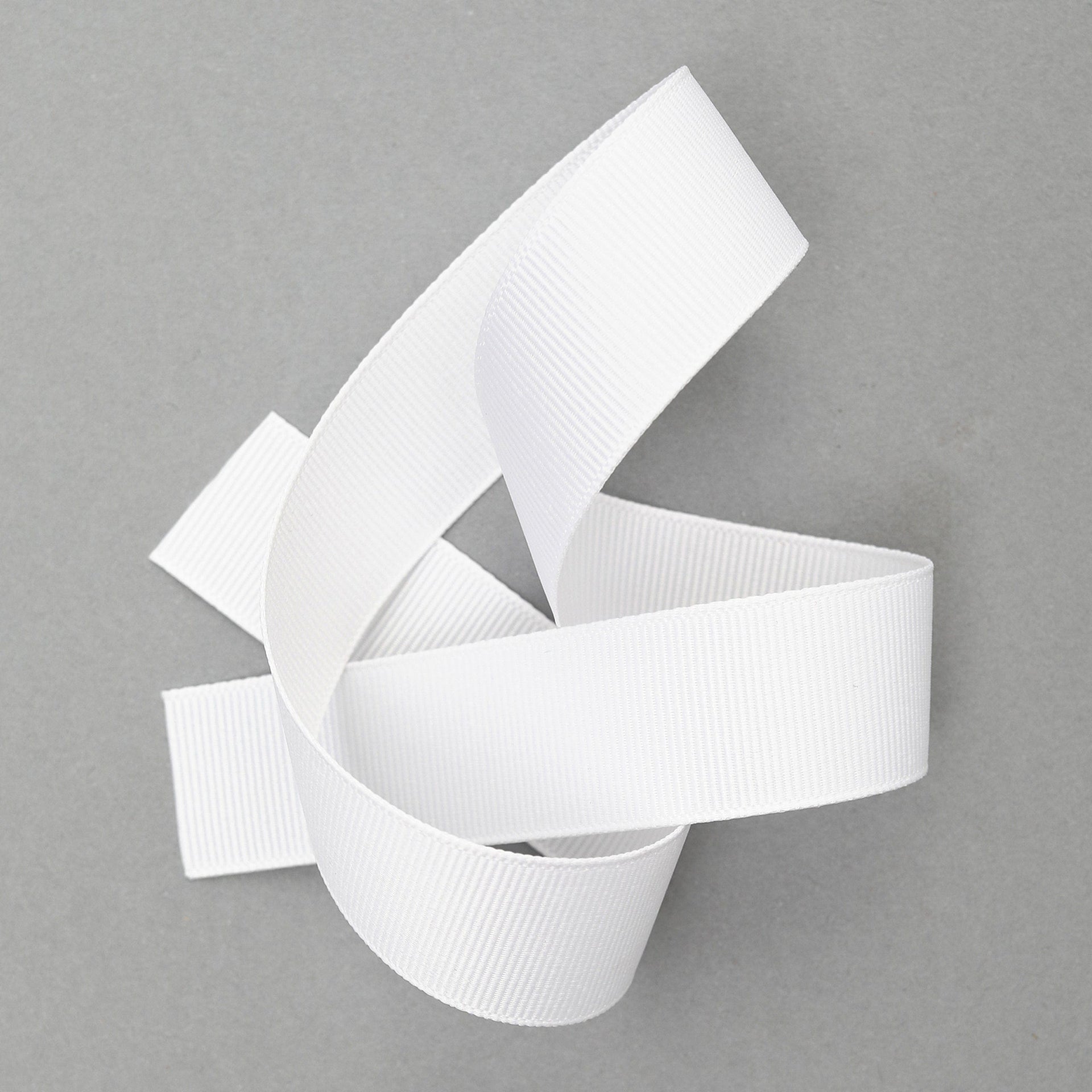 White Grosgrain Ribbon – Gift Box Market